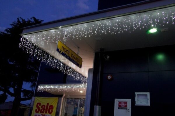 LONG FRINGE fairy lights on black wire - The Fairy Light Shop